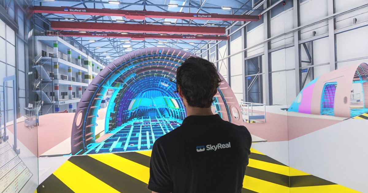 The VR CAVE, halfway between reality and virtuality - SkyReal